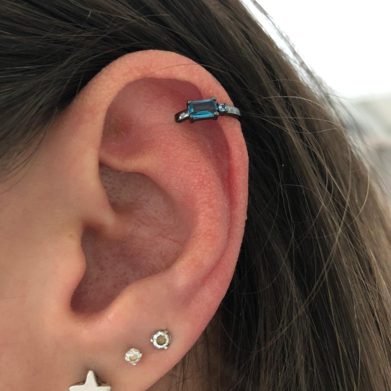 Piercing Falso Azul Parise Joias